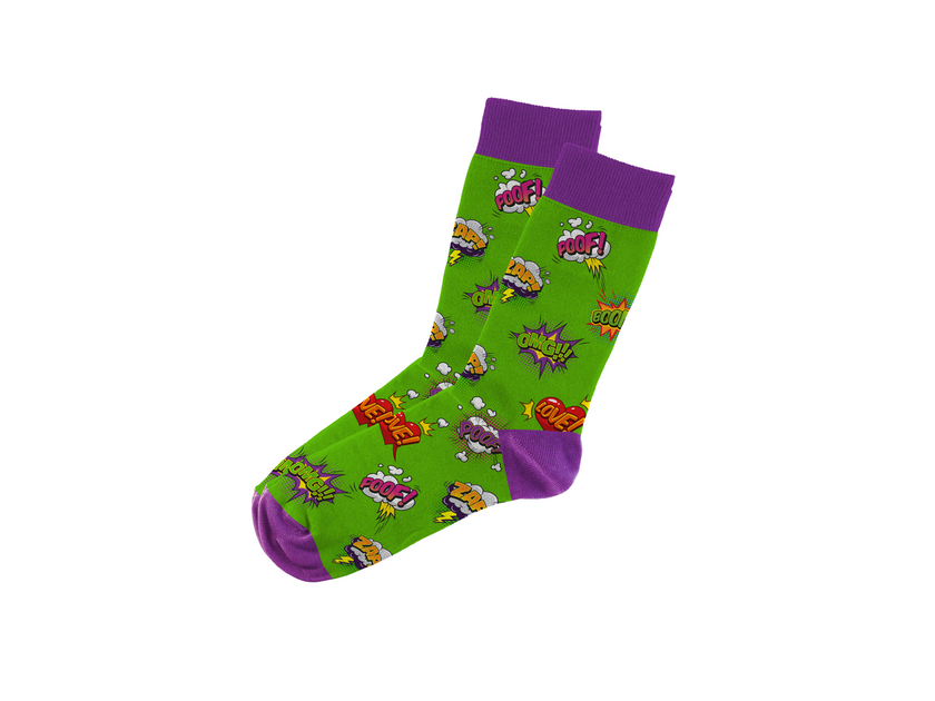 Comic Socks | Fun Printed Socks – Moja LDN